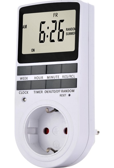 MBW Dijital Plug-In Zamanlayıcı Soket LCD Ekran EU Fiş (Yurt Dışından) MBW Dijital Plug-In Zamanlayıcı Soket LCD Ekran EU Fiş (Yurt Dışından)