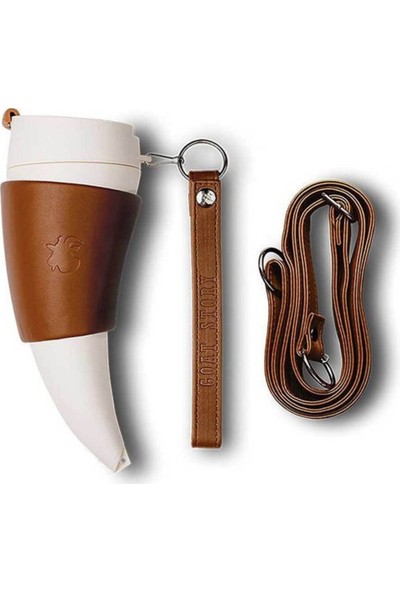 Goat Story Kahve Mug, 16 Oz / 470 ml Kahverengi Goat Story Kahve Mug, 16 Oz / 470 ml Kahverengi