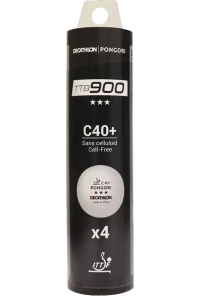 3 Yıldızlı Dörtlü Masa Tenisi Topu