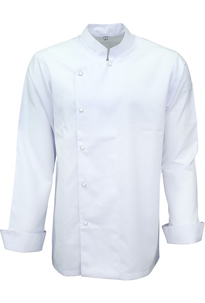Işkolik Market Şef Aşçı Ceketi - Beyaz