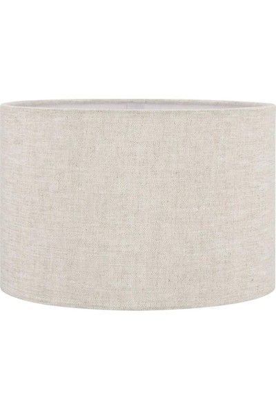 Lit Dizayn Abajur Başlık Krem Silindir Yuvarlak Şapka 25X25X15 cm Dekoratif Özel Yüksek Kalite Kumaş