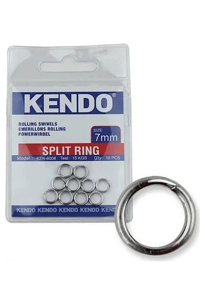 Kendo Split Ring Halka 4mm 10PCS