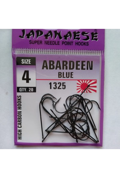 Japanese ABERDEN1325 No4 Delikli Lüfer Iğnesi