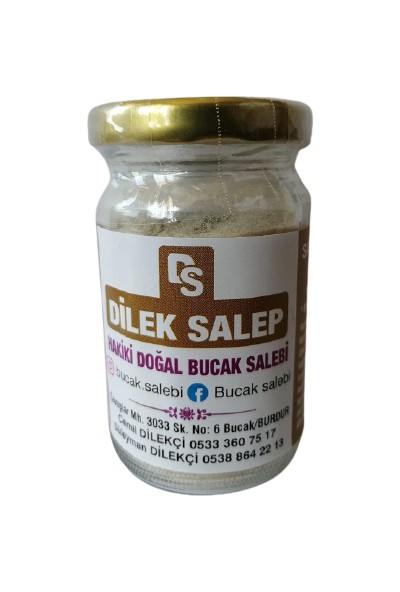 Dilek Salep Saf , Doğal , Bucak Salebi 50 gr Salep Dilek Salep Saf , Doğal , Bucak Salebi 50 gr Salep