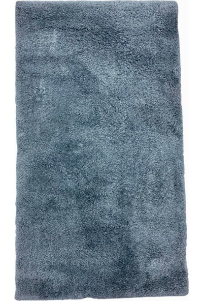 Loft Petrol Mavisi Mikro Shaggy Halı 80X140