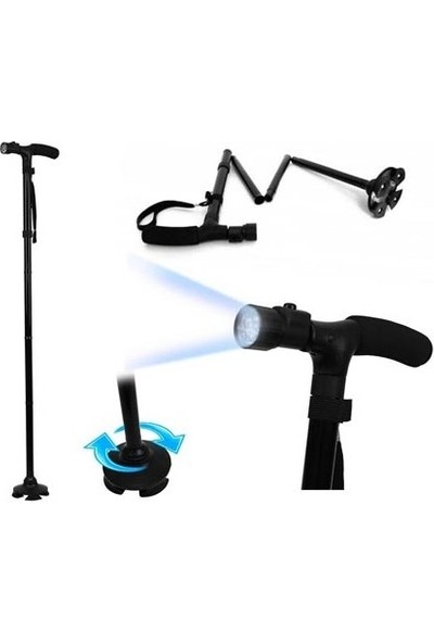 Trusty Cane Elektronik Katlanabilir Işıklı Baston