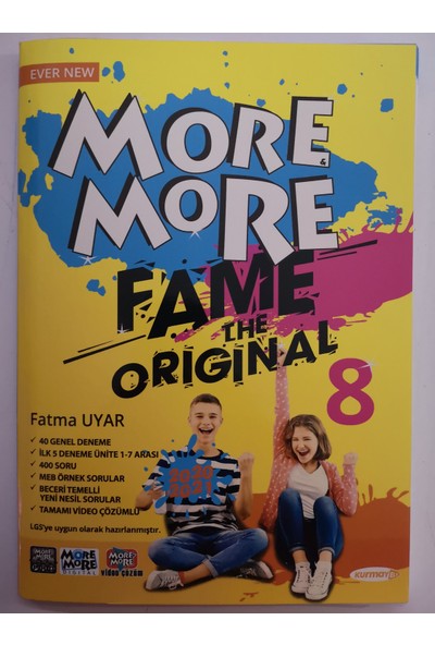Kurmay Yayınları More More 8. Sınıf Fame The Original Deneme Sınavı