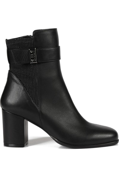 Sofia Baldi Meter Siyah Deri Kadın Topuklu Bot Sofia Baldi Meter Siyah Deri Kadın Topuklu Bot