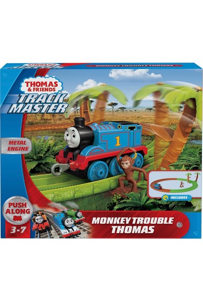 Thomas & Friends GJX83 Tf Afrikada Oyun Seti -Sür-Bırak Trenli /thomas ve Arkadaşları Trackmaste