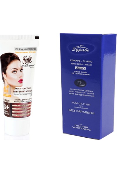 Kontes Cilt Kusursuzlaştırıcı & Bio Zdrave Cilt Bakım Kremi 2 Ürün 1 Arada