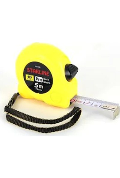 Starline 5G48E 19 mm Profesyonel Şerit Metre 5 mt Starline 5G48E 19 mm Profesyonel Şerit Metre 5 mt