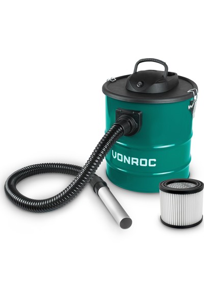 Vonroc Kül Elektrikli Süpürge 1600W - 20L Kapasite - 3m Güç Kablosu - Şömine, Barbekü ve Atölye Için Vonroc Kül Elektrikli Süpürge 1600W - 20L Kapasite - 3m Güç Kablosu - Şömine, Barbekü ve Atölye Için