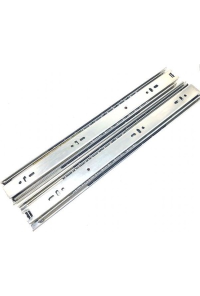 Std 2 Adet Bilyalı Teleskopik Çekmece Rayı 45 cm