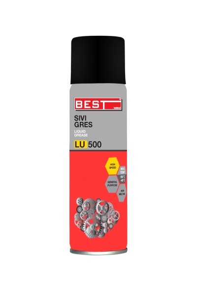 Best LU-500 Sıvı Gres Sprey 500ML. Best LU-500 Sıvı Gres Sprey 500ML.