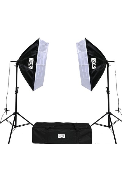 Gdx 50X70 Softbox Video ve Fotoğraf 2li Softbox Seti Gdx 50X70 Softbox Video ve Fotoğraf 2li Softbox Seti