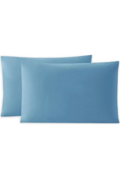 Elfin 2'li Yastık Kılıfı 50X70+20CM Kapaklı Lacivert