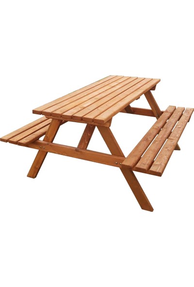 Msm Ahşap 6 Kişilik Ormancı Masası
