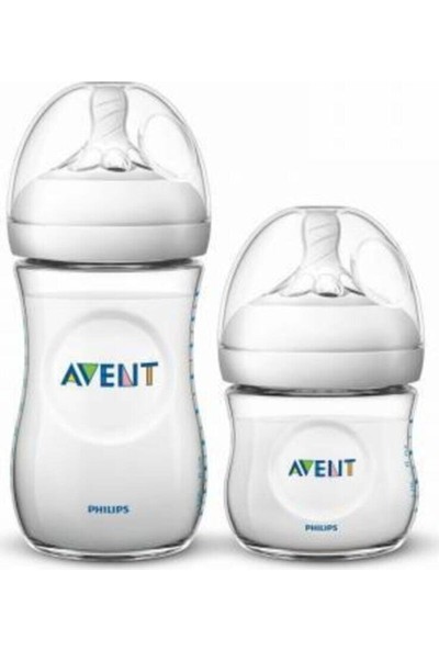Natural Pp Biberon Seti 260 ml + 125 ml Natural Pp Biberon Seti 260 ml + 125 ml