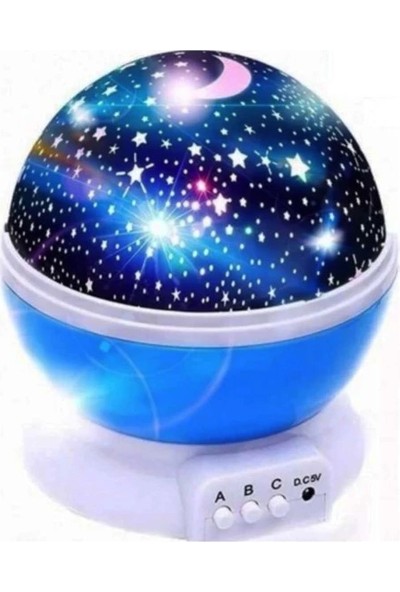 Star Master Renkli Yıldızlı Gökyüzü Projeksiyon Gece Lambası