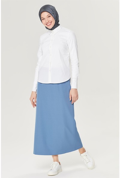 Armine Örme Kalem Etek 21Y1034 Indigo