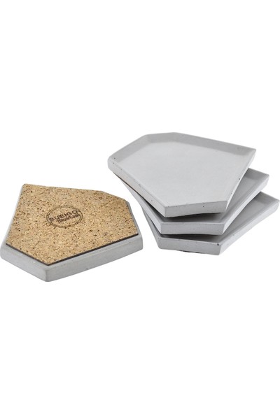 Bubigo Beton Bardak Altlığı | BTNMS-2018224 | 4’lü