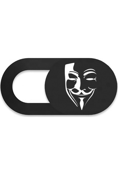 ThreeStep Pratik Web Kamera Kapatıcı V For Vendetta - Webcam Cover Gizliliğiniz Için Güvenli Kullanım ThreeStep Pratik Web Kamera Kapatıcı V For Vendetta - Webcam Cover Gizliliğiniz Için Güvenli Kullanım