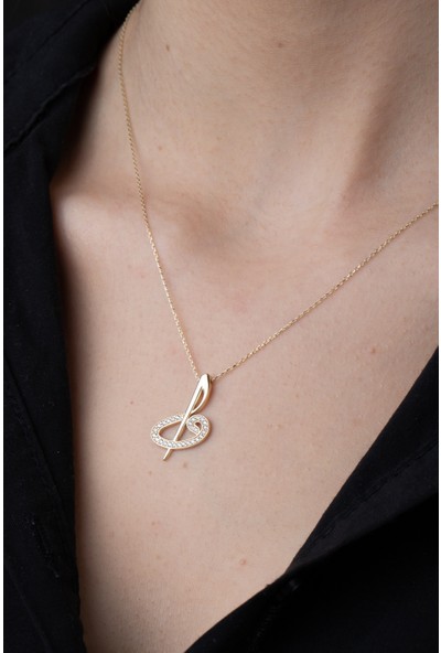 Yurtseven's Boutique Elif Içi Vav Kolye Yurtseven's Boutique Elif Içi Vav Kolye