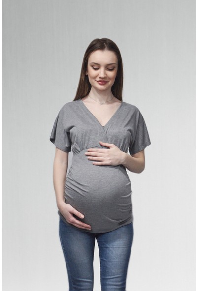 Merliyn V Yaka Hamile Tshirt Mr-09