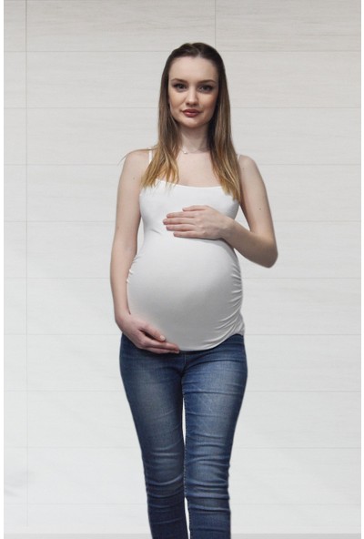 Merliyn Ince Askılı Hamile Atlet Mr-07