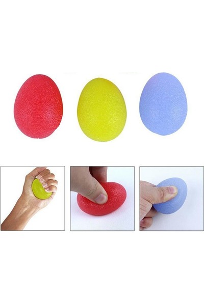Raj 3 Lü Set 3 Renk Silikon Stres Topu El Egzersiz Topu Fizik Tedavi Topu El Bilek Parmak Güçlendirme Topu Silikon Top Kırmızı-Sarı Mavi Raj 3 Lü Set 3 Renk Silikon Stres Topu El Egzersiz Topu Fizik Tedavi Topu El Bilek Parmak Güçlendirme Topu Silikon Top Kırmızı-Sarı Mavi