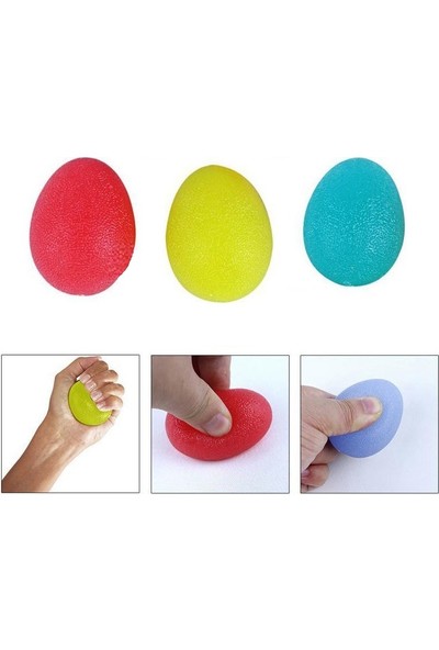 Raj 3 Lü Set 3 Renk Silikon Stres Topu El Egzersiz Topu Fizik Tedavi Topu El Bilek Parmak Güçlendirme Topu Silikon Top Kırmızı-Sarı-Yeşil Raj 3 Lü Set 3 Renk Silikon Stres Topu El Egzersiz Topu Fizik Tedavi Topu El Bilek Parmak Güçlendirme Topu Silikon Top Kırmızı-Sarı-Yeşil