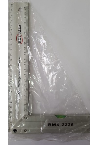 Bulmax Alümınyum Marangöz Gönye 250MM BMX-2225