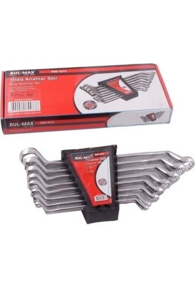 Bulmax 8 Li Yıldız Anahtar Seti BMX-4573 Bulmax 8 Li Yıldız Anahtar Seti BMX-4573