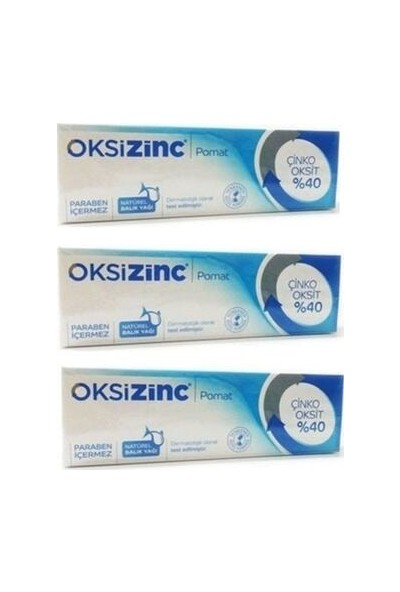 Oksizinc Pomat %40 Cinko Asit 100GR Oksizinc Pomat %40 Cinko Asit 100GR