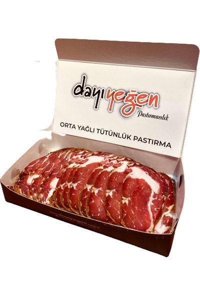 Dayı Yeğen Tütünlük Orta Yağlı Pastırma 250 Gr- Kayseri Dayı Yeğen Tütünlük Orta Yağlı Pastırma 250 Gr- Kayseri