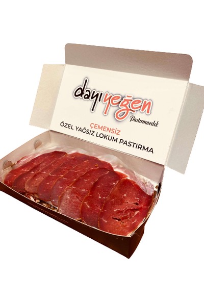 Dayı Yeğen Çemensiz Özel Yağsız Pastırma 1 kg Doğal - Kayseri Dayı Yeğen Çemensiz Özel Yağsız Pastırma 1 kg Doğal - Kayseri