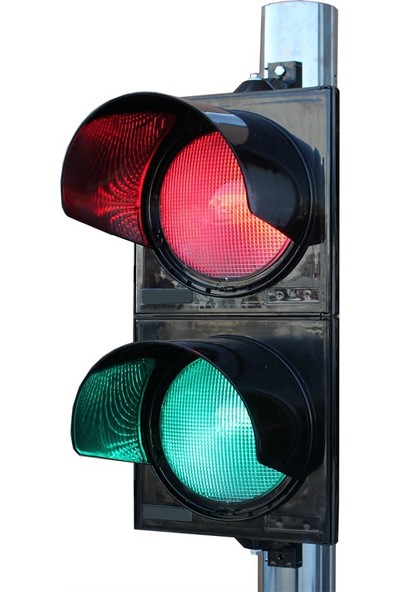 İleri Trafik 200 mm Power Ledli Kırmızı Yeşil Ikili Sinyal Verici 220 Vac, Trafik Lambası İleri Trafik 200 mm Power Ledli Kırmızı Yeşil Ikili Sinyal Verici 220 Vac, Trafik Lambası