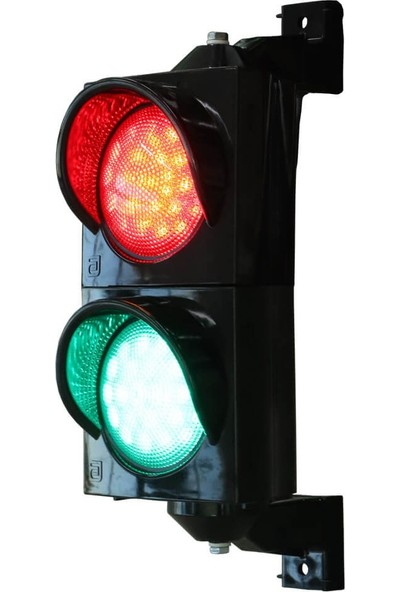 İleri Trafik 100 mm Ledli Ikili Sinyal Verici 220 Vac, Trafik Lambası İleri Trafik 100 mm Ledli Ikili Sinyal Verici 220 Vac, Trafik Lambası