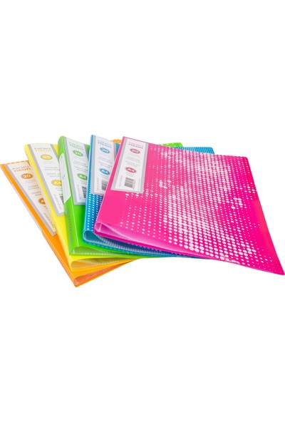 Noki Katalog Sunum Dosya Neon Seri 20'li Turuncu