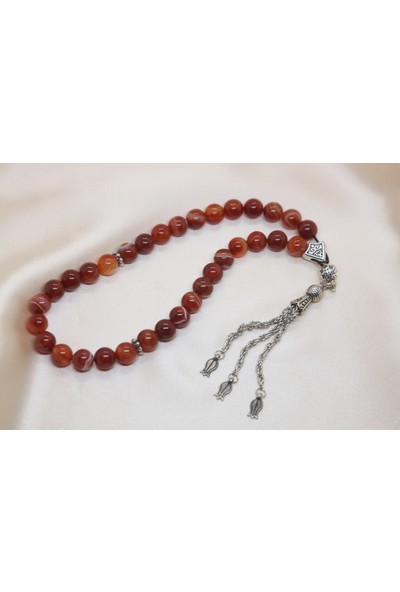 Sema Takı Akik Taş Tesbih