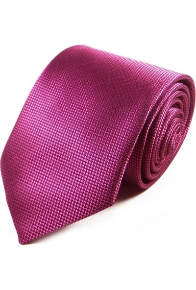 Sade Kravat Fuşya Düz Sade Kravat 17071