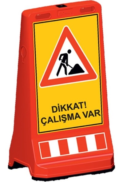 İleri Trafik Reklam ve Uyarı Dubası 495 x 395 x 905 mm