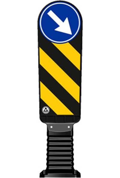 İleri Trafik Esnek Refüj Başı Levhaları İleri Trafik Esnek Refüj Başı Levhaları