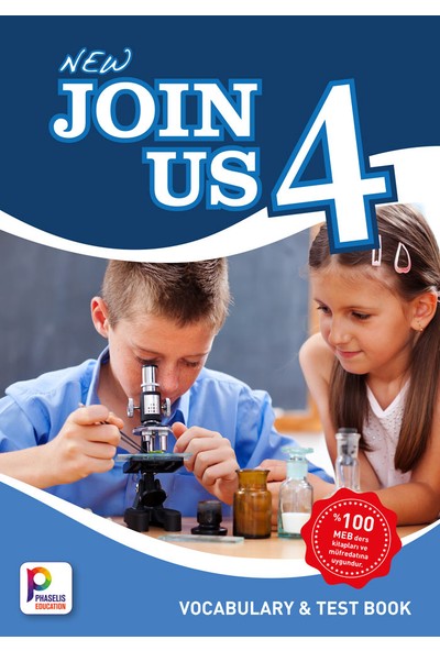 Phaselis Education Join Us 4 Vocabulary & Test Book (Kelime Çalışma ve Test Kitabı) Phaselis Education Join Us 4 Vocabulary & Test Book (Kelime Çalışma ve Test Kitabı)