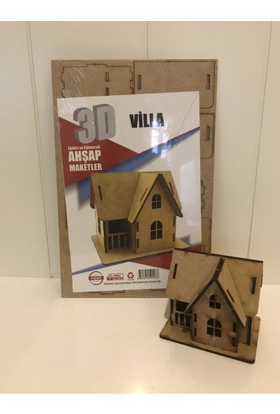 Alsa 3D Ahşap Villa Maket Alsa 3D Ahşap Villa Maket