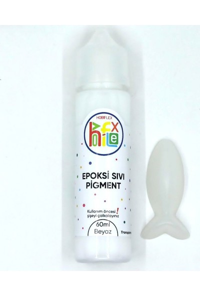 Hobiflex Epoksi Reçine Bazlı Sıvı Pigment Boya Transparan 60 ml Beyaz Hobiflex Epoksi Reçine Bazlı Sıvı Pigment Boya Transparan 60 ml Beyaz
