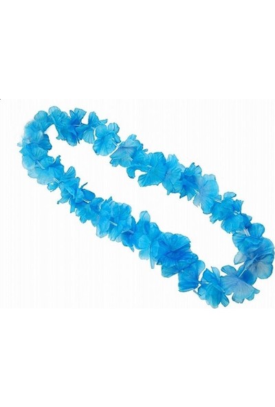 Pandoli Hawaii Boyun Çelengi Havai Partisi Çiçekli Kolye Mavi Renk Pandoli Hawaii Boyun Çelengi Havai Partisi Çiçekli Kolye Mavi Renk