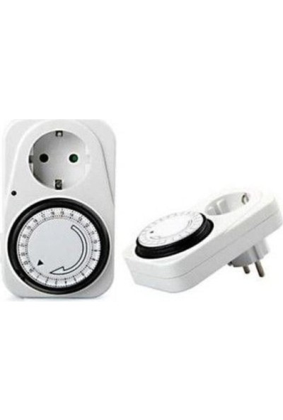 Cata CT-9180 Mekanik Zaman Ayarlı Saatli Priz