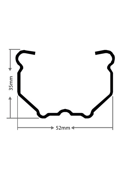Butafix Metal Direk (Ara) 250CM Butafıx 52X35MM Butafix Metal Direk (Ara) 250CM Butafıx 52X35MM