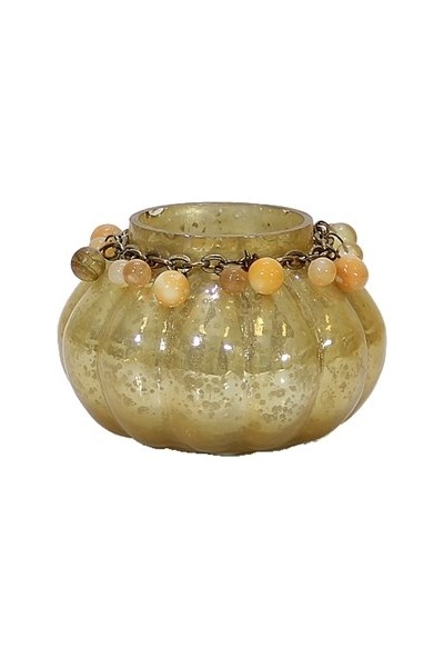 Dekorsende Gold Karamel Mumluk Küçük Dekorsende Gold Karamel Mumluk Küçük